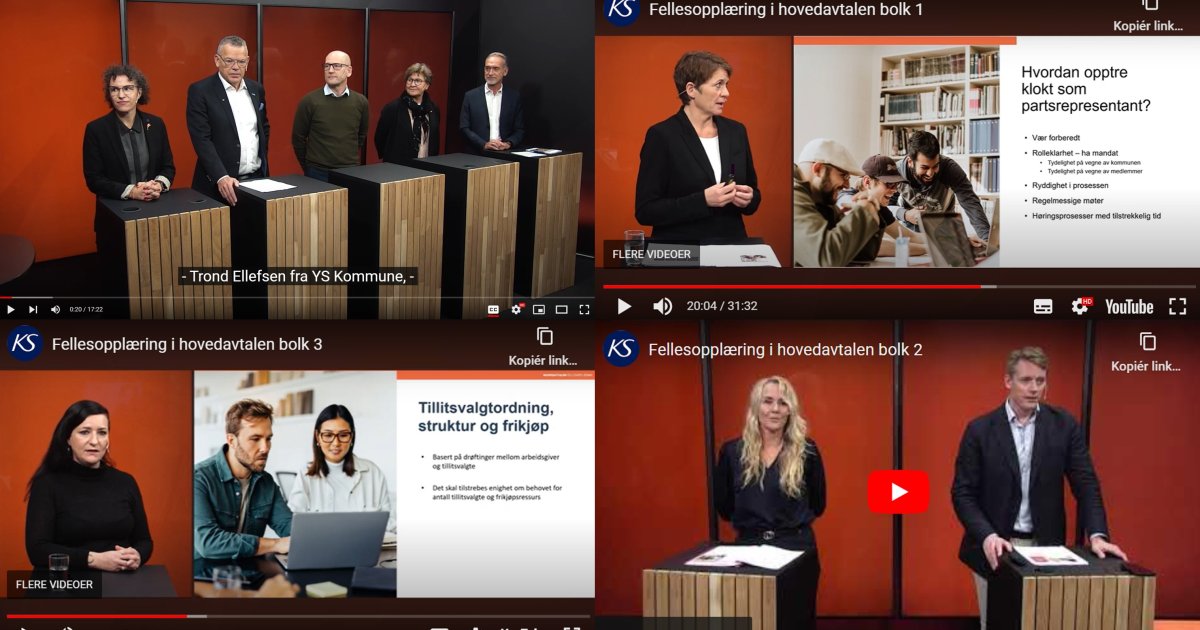 Felles digital opplæring i hovedavtalen i KS